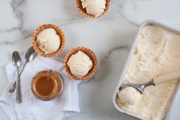 Easy Homemade Vanilla Ice Cream - Bit & Bauble
