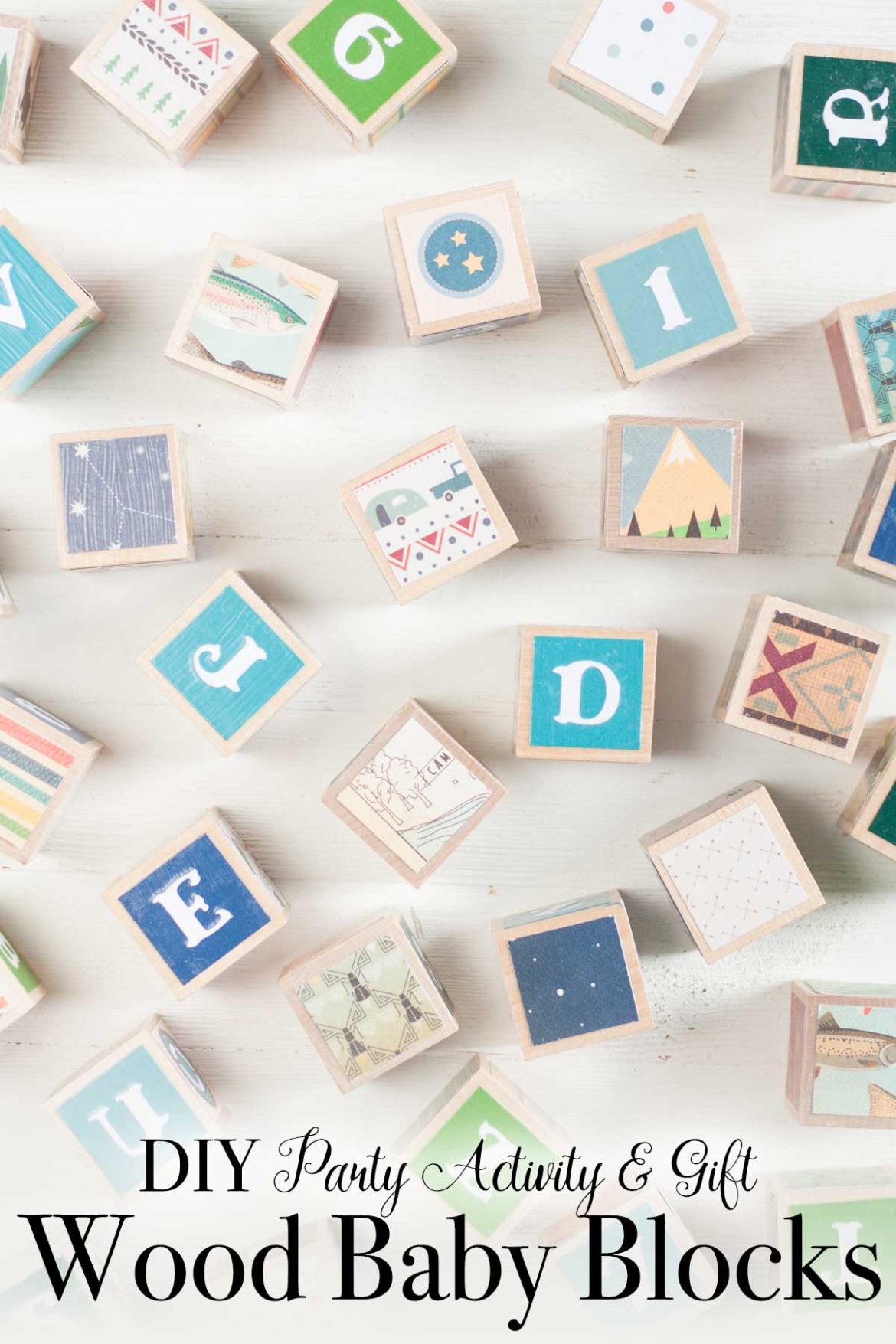 DIY WOODEN BABY BLOCKS - Bit & Bauble